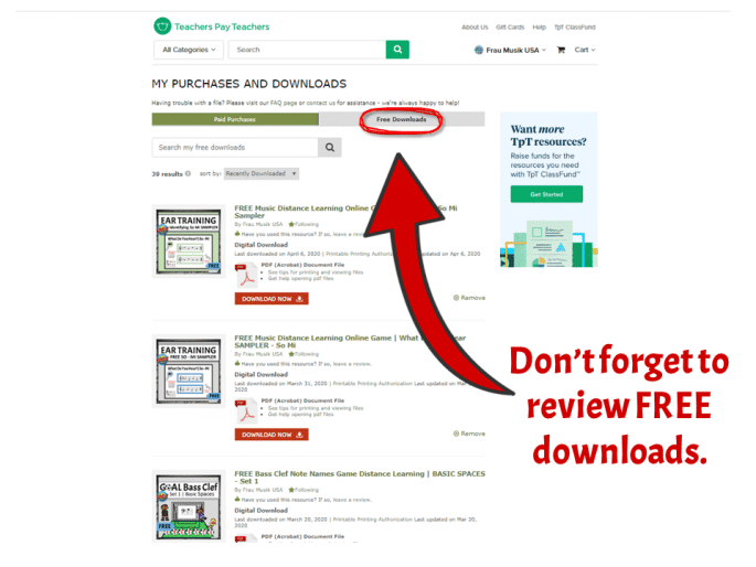 How to Earn and Redeem TpT Credit