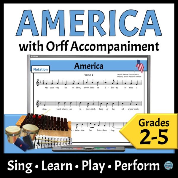 Patriotic Songs for Elementary Students - "The Big 6"