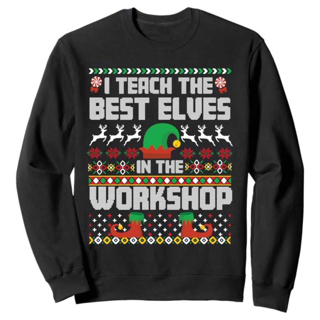 School-Appropriate Ugly Christmas Sweaters for Teachers