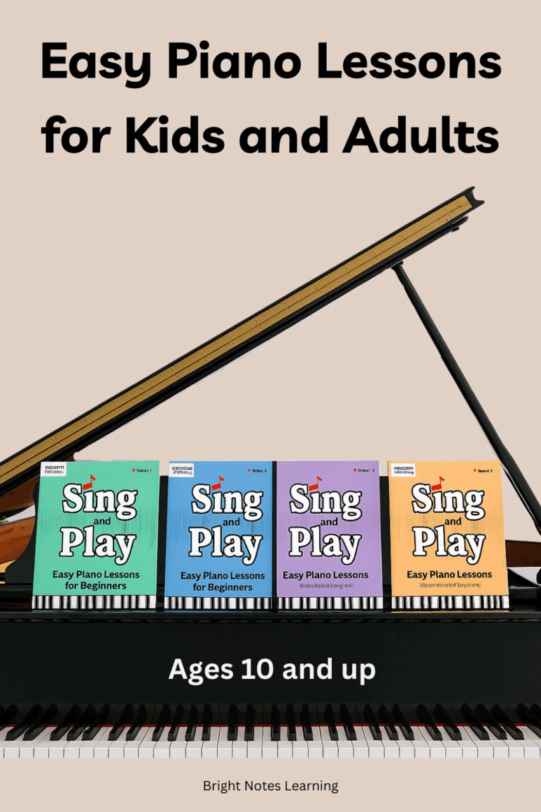 Learn to Play Piano and Sight Sing: Easy Lessons for Kids and Adults